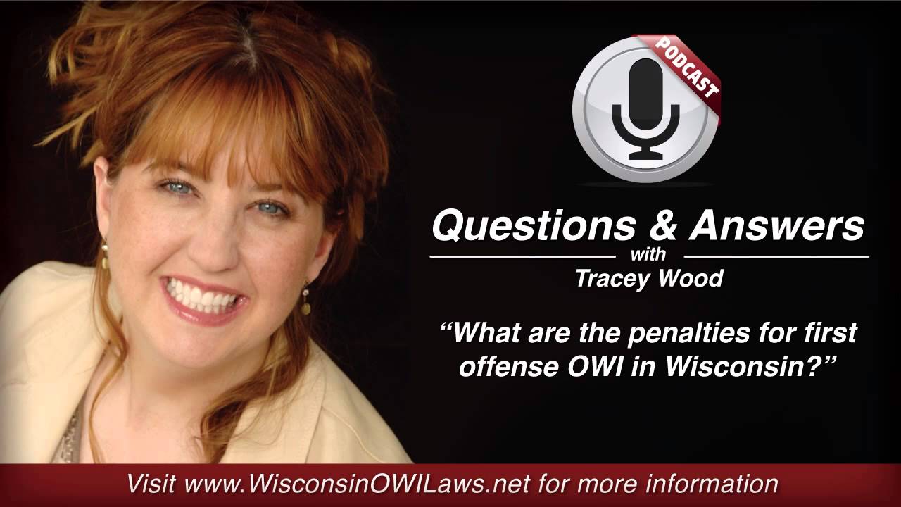 What are the penalties for first offense OWI in Wisconsin? - YouTube