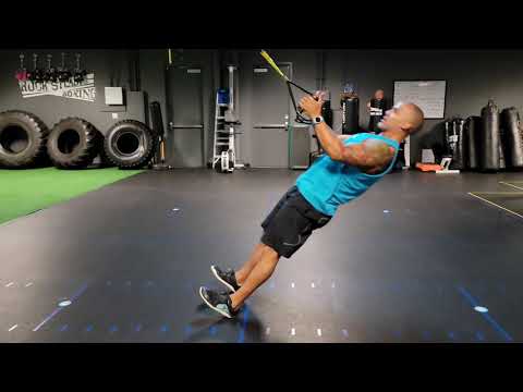 TRX Lat Pull To Low Row- TRX Combo Moves - YouTube