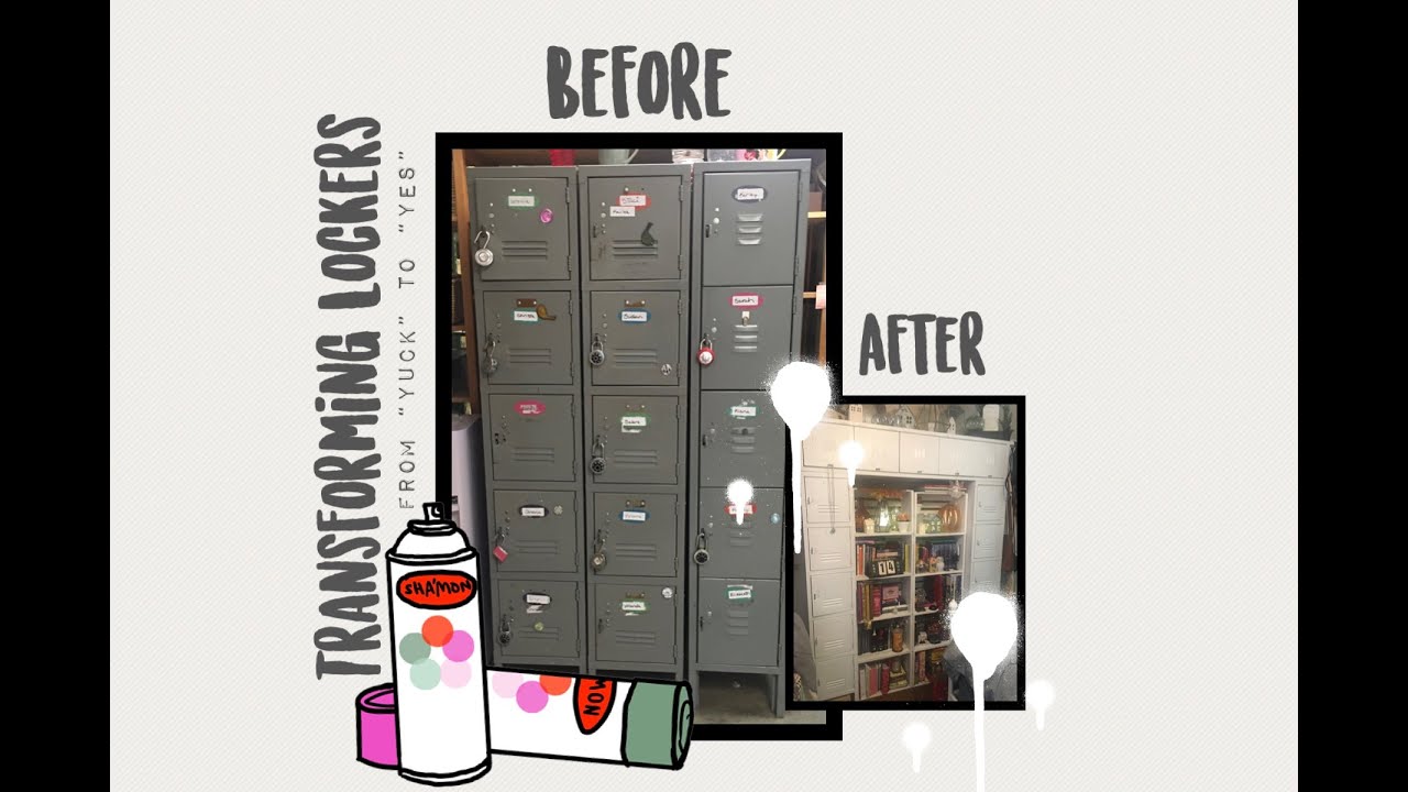 Transforming old lockers: DIY - YouTube