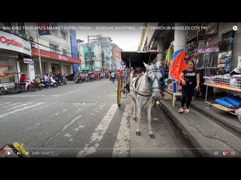 Walking tour apu market every friday / bargain shopping / APU CHURCH IN ...