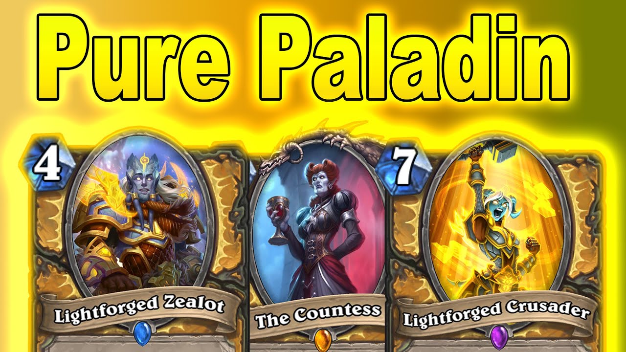 Is Wild Pure Paladin Stronger Than Standard Decks? YES! Castle Nathria ...