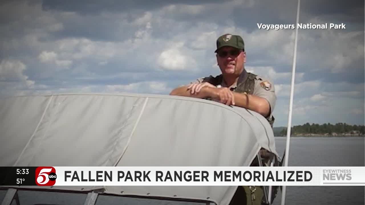 Memorial held to remember fallen park ranger who died on duty helping ...