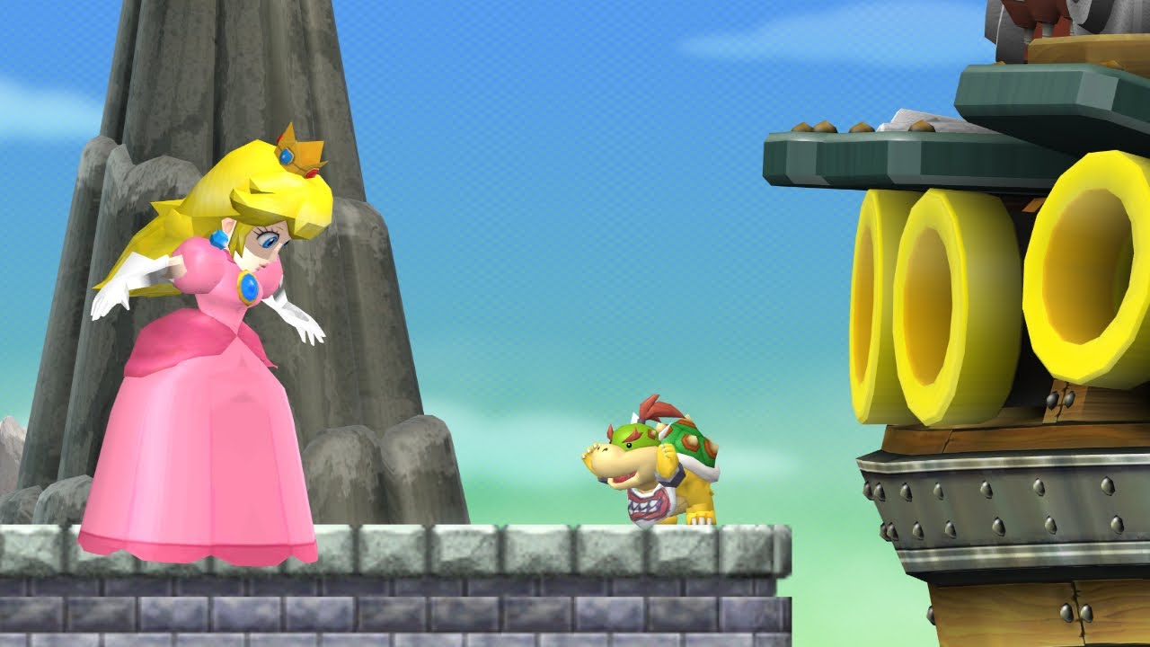 Giant New Super Mario Bros. Wii Peach - Walkthrough - #14 - YouTube