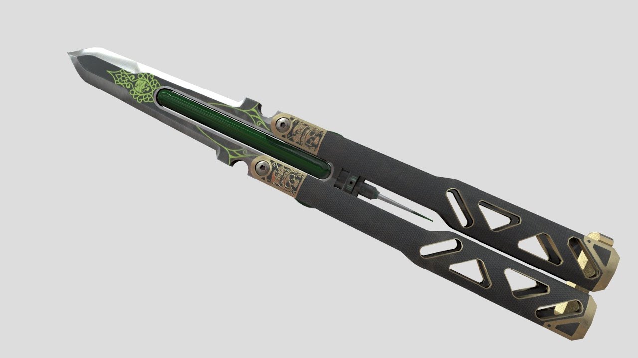Apex Legend Octane Heirloom Balisong Trainer - YouTube