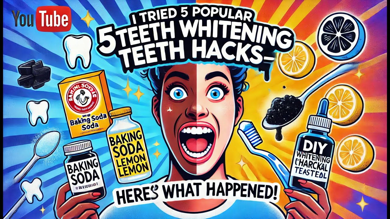I Tried 5 Viral Teeth Whitening Hacks-Here's What Really Happened! 😱 ...