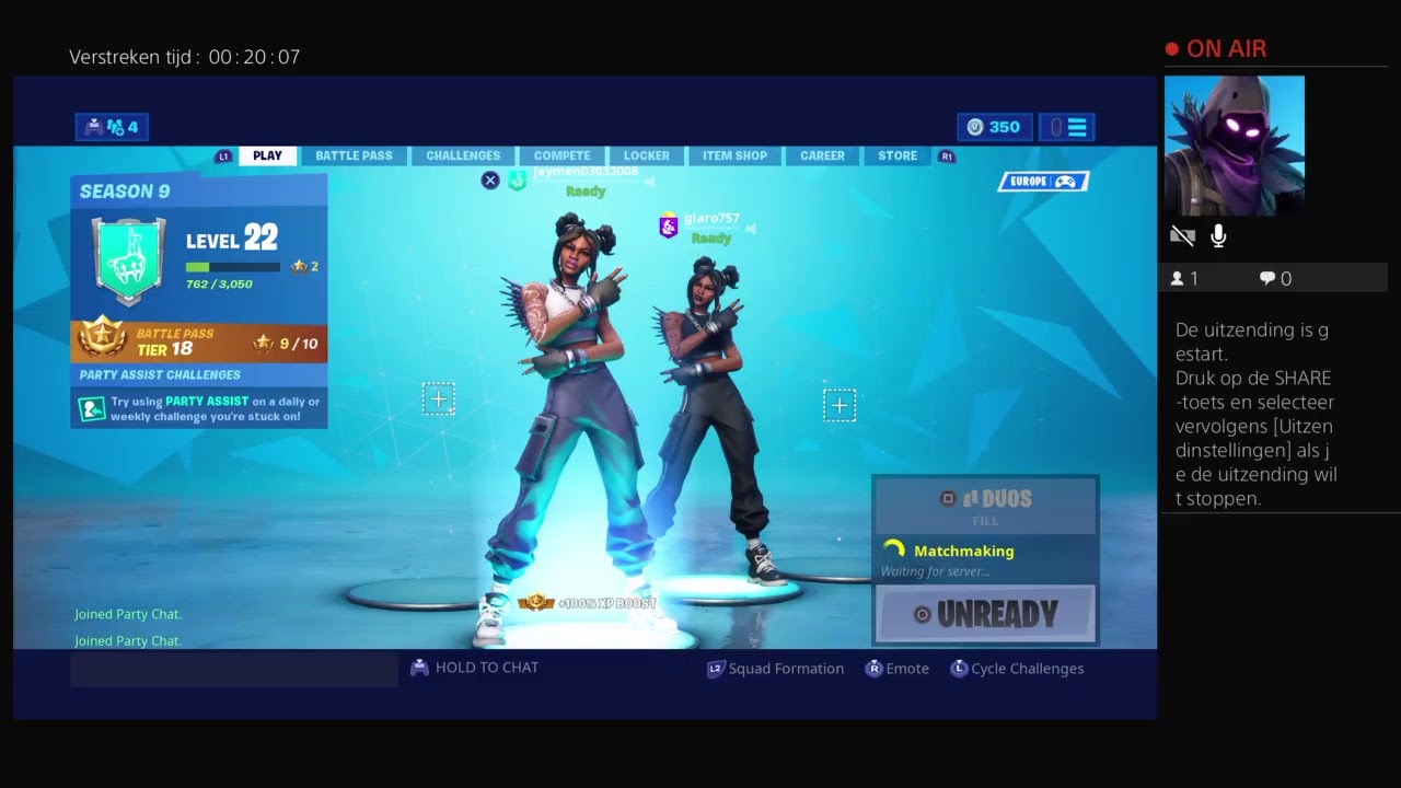 Fortnite spellen met giaro - YouTube