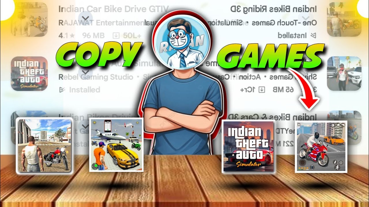 Indian Bike Driving 3d Copy Games 🤯 | Play Store Copy Games Indian Bike ...