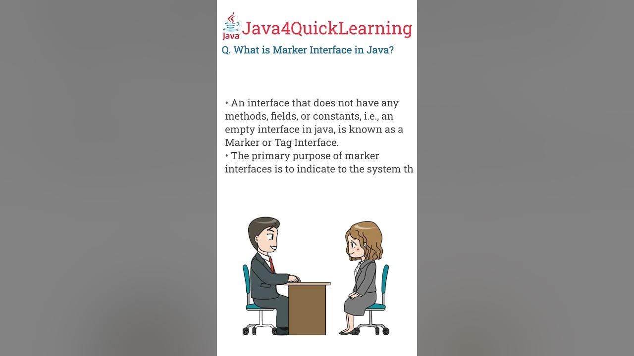 What is Marker Interface in Java #corejava #marker #interfaces #coding ... What is Marker Interface in Java #corejava #marker #interfaces #coding ...