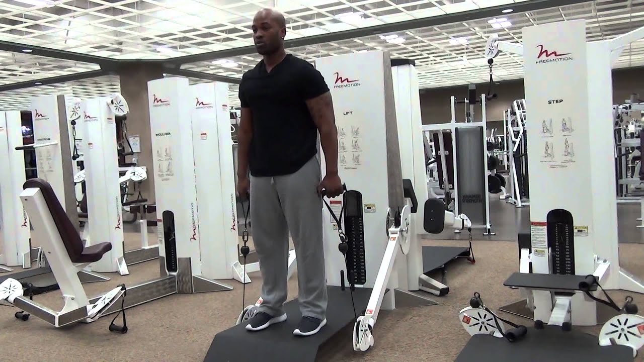 Machine Lift, Straight Leg Deadlift Free Motion - YouTube
