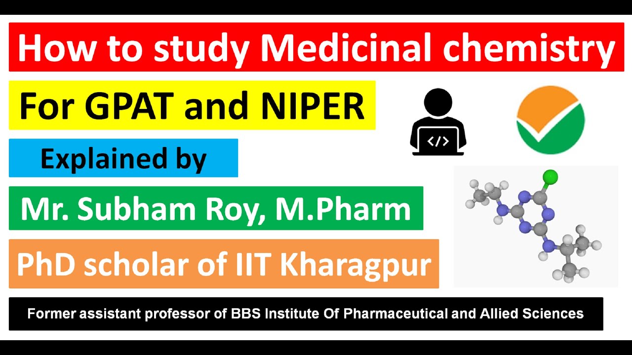 How to study medicinal chemistry for GPAT? - YouTube