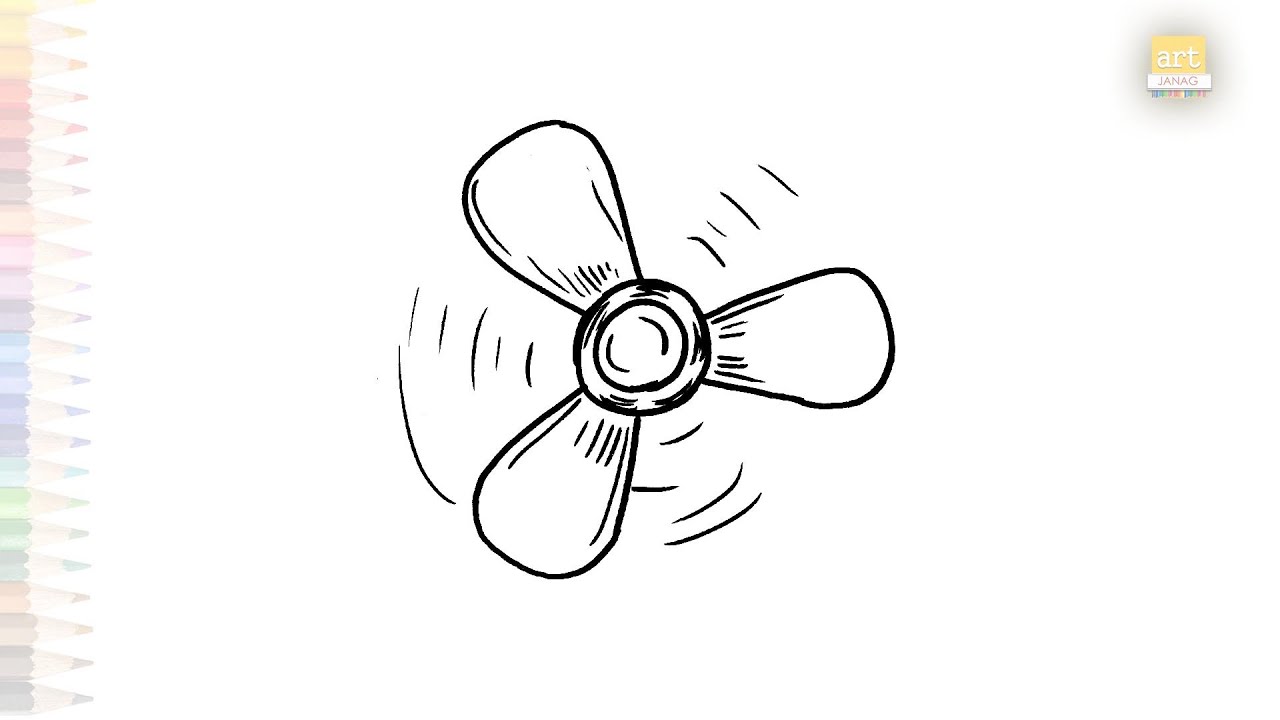Boat Propeller drawing | Easy outline sketches | How to draw Boat ...
