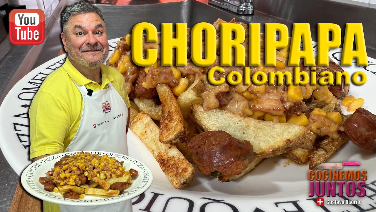 Como hacer un CHORIPAPA Colombiano 💯 - YouTube