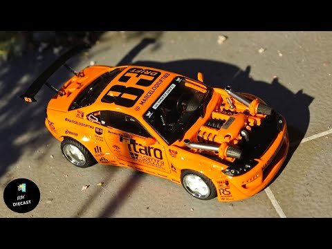 Nissan Silvia S15 Marcelo Drift by YungShing Model 1/64 | UNBOXING and REVIEW