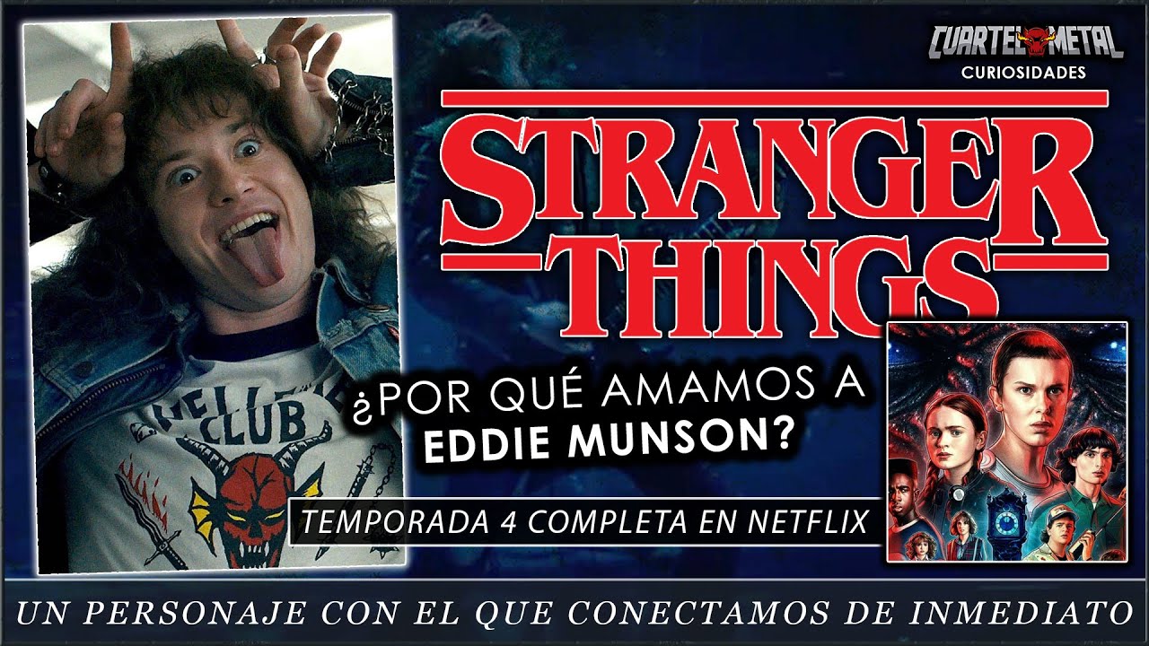 ¡Metal en STRANGER THINGS | ¿Por qué amamos tanto a Eddie Munson? - YouTube