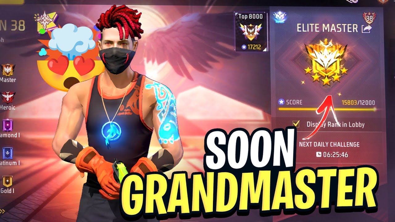 GRANDMASTER SOON 🫤 || Free Fire Solo Rank Push || Road to Grandmaster ...