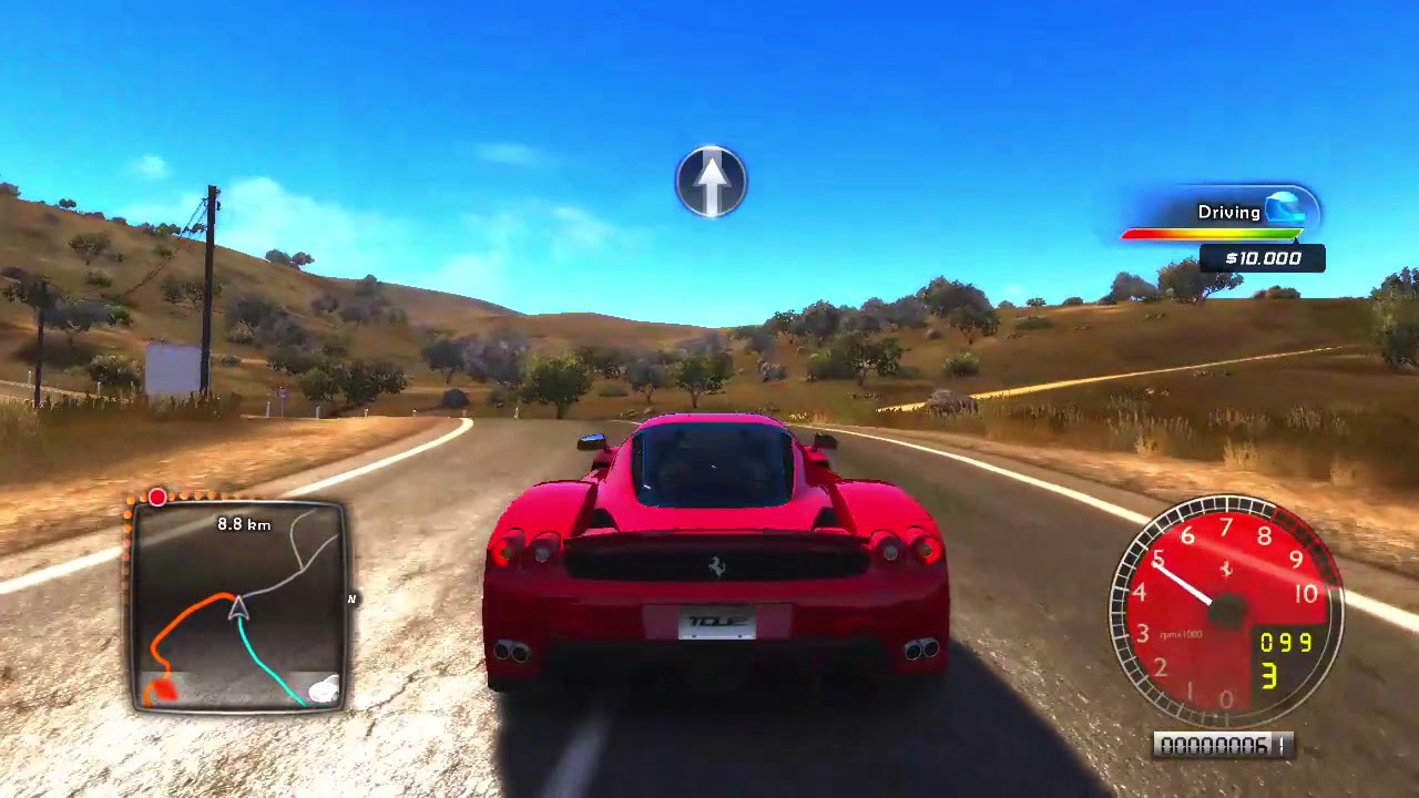 TDU2 Ferrari Enzo delivery mission - YouTube