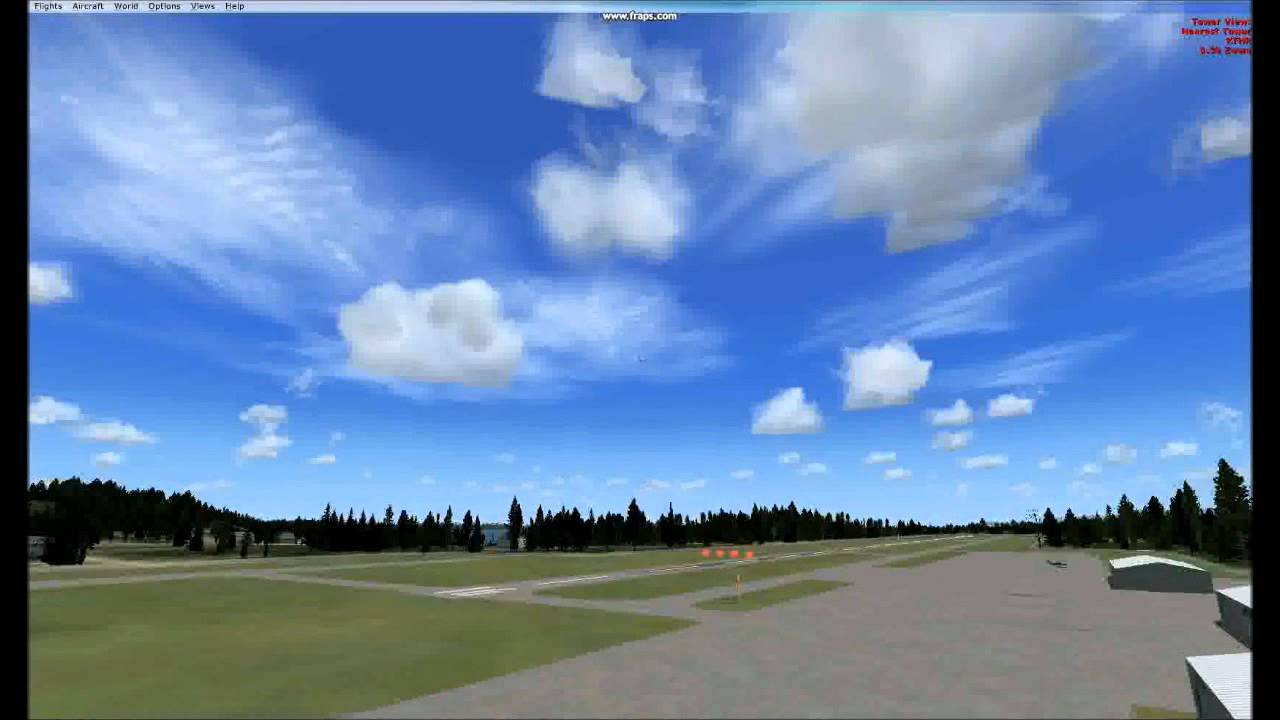 Flight Simulator X: Plane on Fire - YouTube