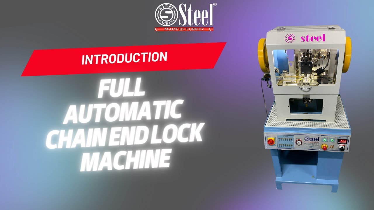 FULL AUTOMATIC CHAIN END LOCK MACHINE - YouTube