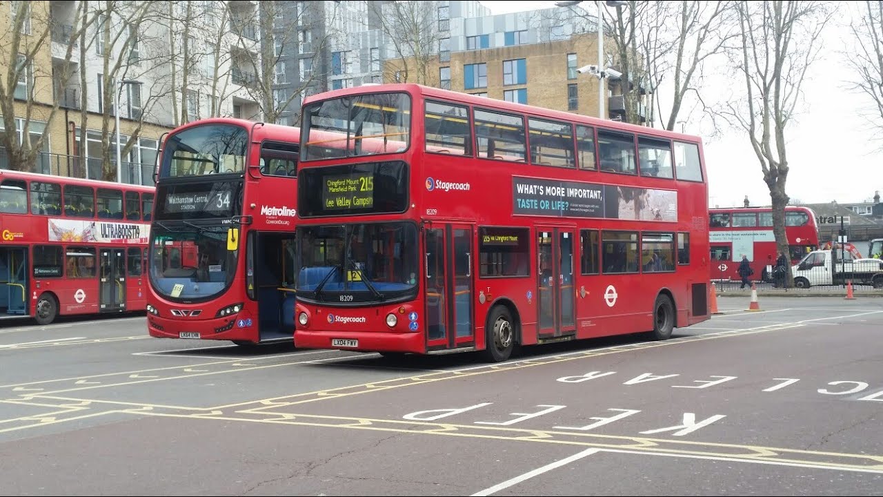 Stagecoach London 18209 LX04FWV route 215 (Bus Withdrawn) - YouTube