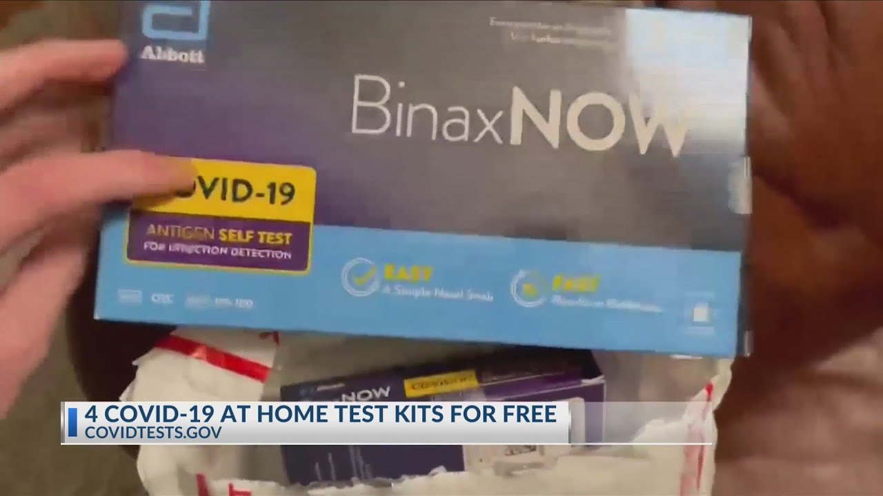 4 COVID-19 at home test kits for free - YouTube