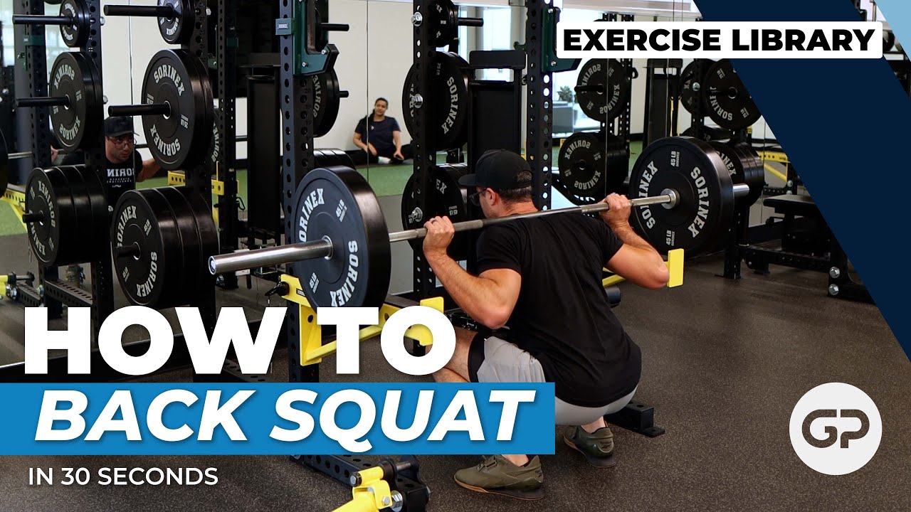 Barbell Back Squat | Exercise Technique Library - YouTube