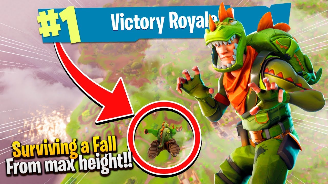 HOW TO SURVIVE A FALL FROM *MAX* HEIGHT! - FORTNITE (Victory Royale ...