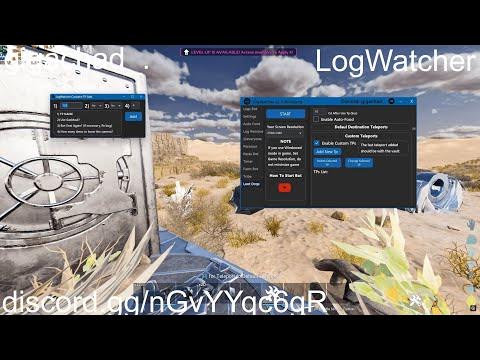 LogWatcher ARK ASA || UPDATE 2.5 || CUSTOM TPS FOR LOOT DROP BOT || V2.5 || Legal Bot || - YouTube
