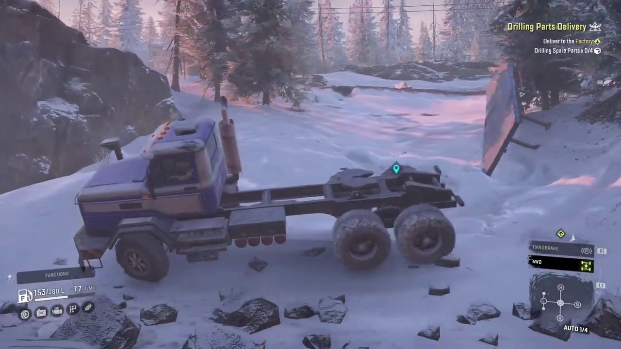 Snow runner gameplay amazing action - YouTube