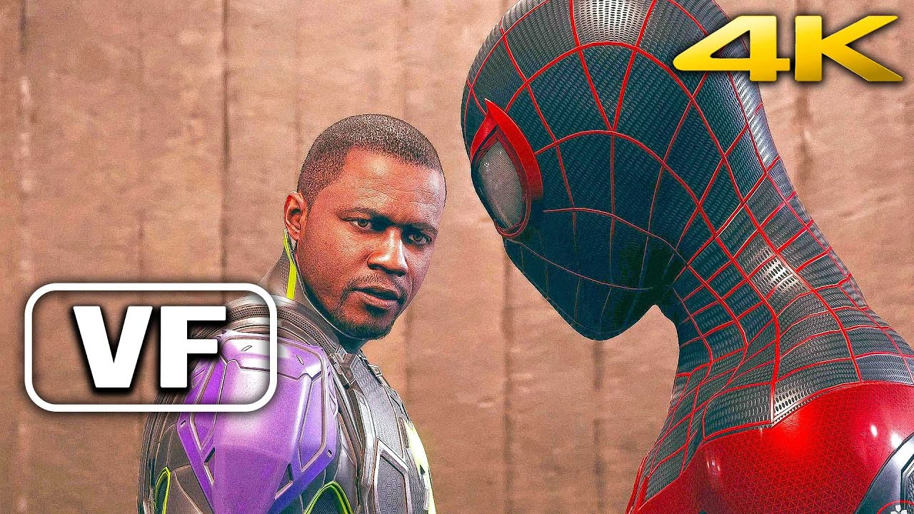 Aaron Davis révèle à Miles qu'il est le Rôdeur VF - Spider-Man: Miles ...