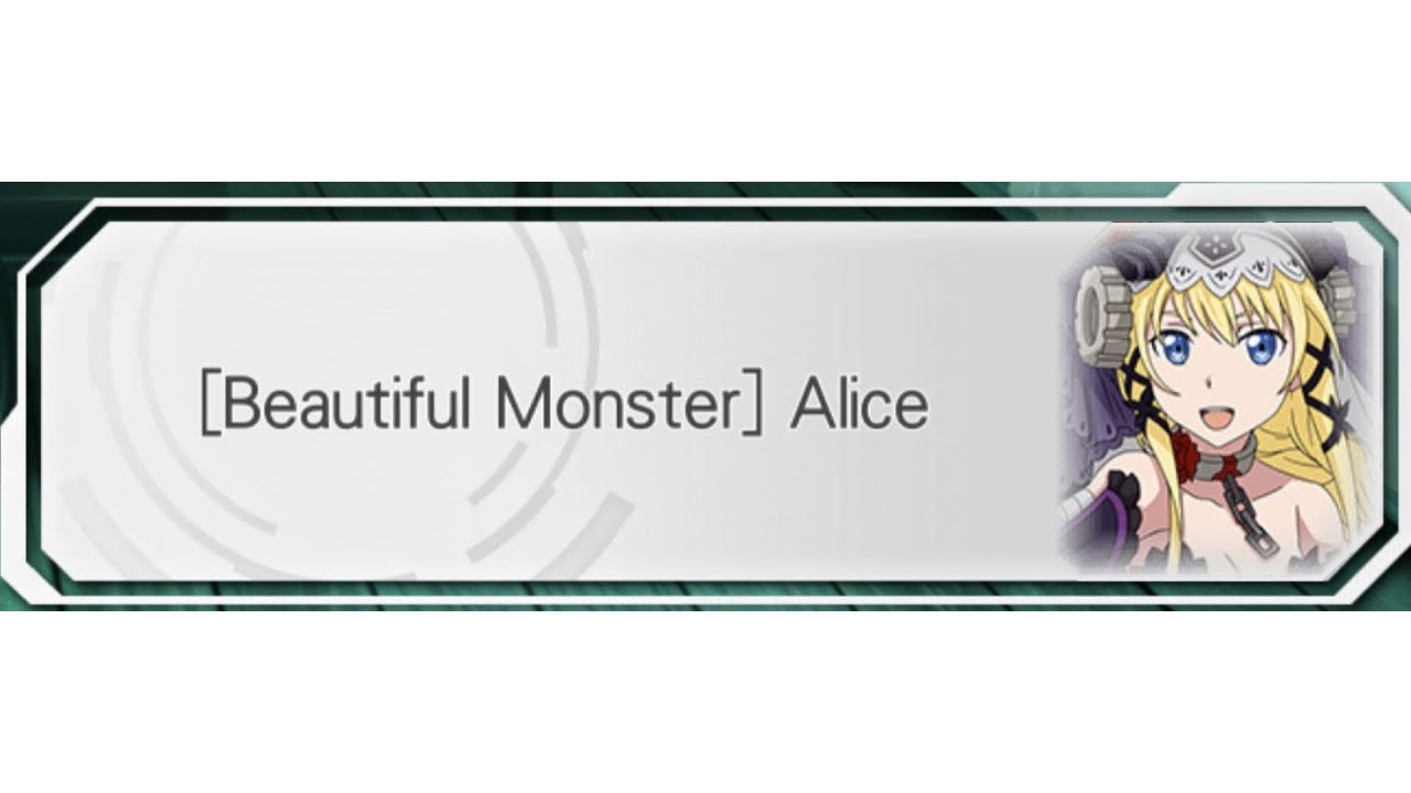 [Beautiful Monster] Alice Lv. 80 - YouTube