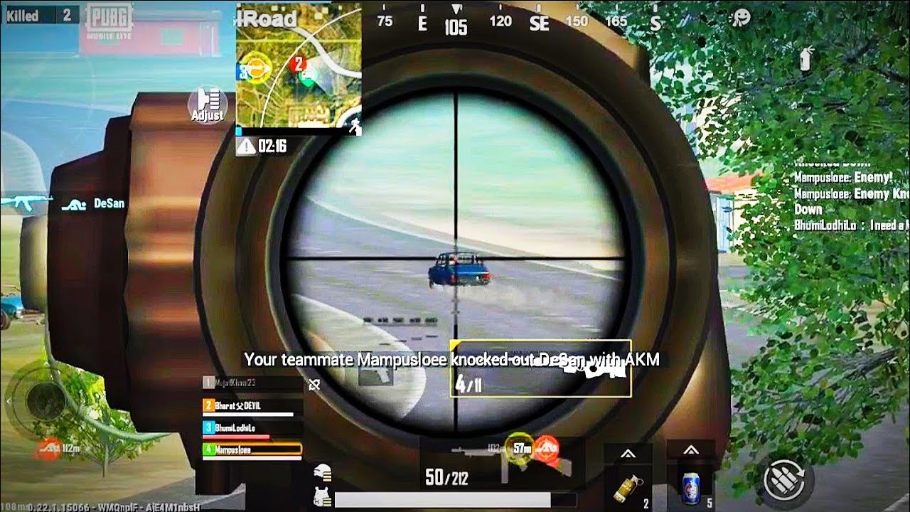 🔥Solo 1 Vs 3 With Awm || Brown Munde || Pubg Lite Awm Headshot Status ...