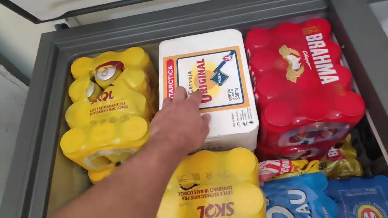 Convêniencia - QUANTAS CAIXAS DE CERVEJA CABE NO FREEZER CONSUL? - YouTube