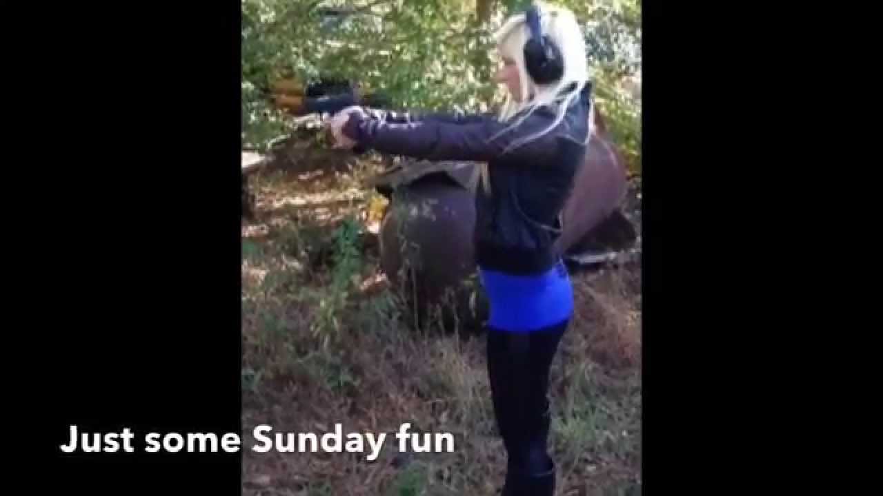 Girls first time shooting Taurus PT111 G2 - YouTube