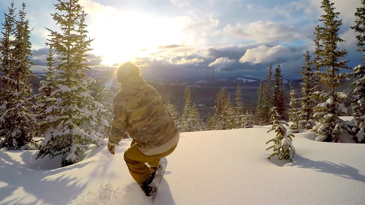 GoPro Snowboarding | Exploring the Backcountry (4K) - YouTube