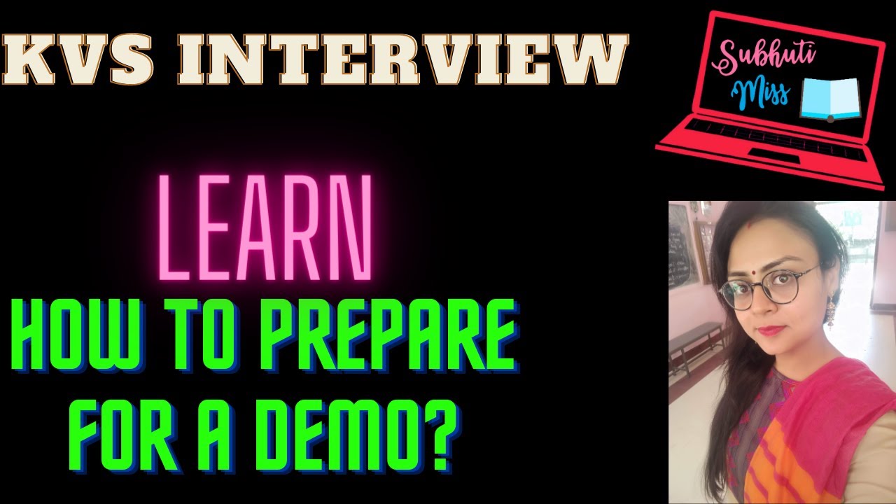 Learn How to prepare for a Demo? - YouTube