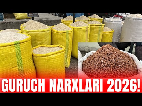 2026-йил! БОЗОРДА ГУРУЧ НАРХЛАРИ ҚАНДАЙ? ОПТОМ ГУРУЧЛАР 2026 | АНДИЖОН