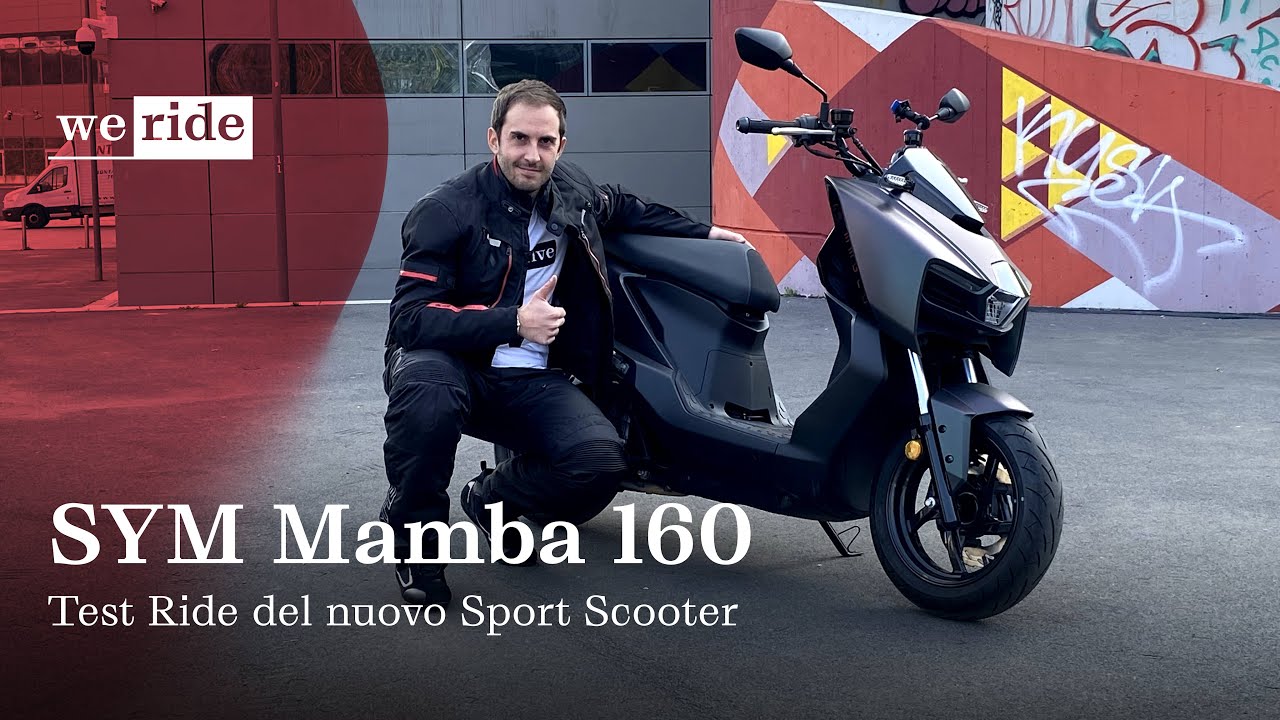 SYM Mamba 160 2024 🐍 | Test Ride del nuovo sport scooter - YouTube