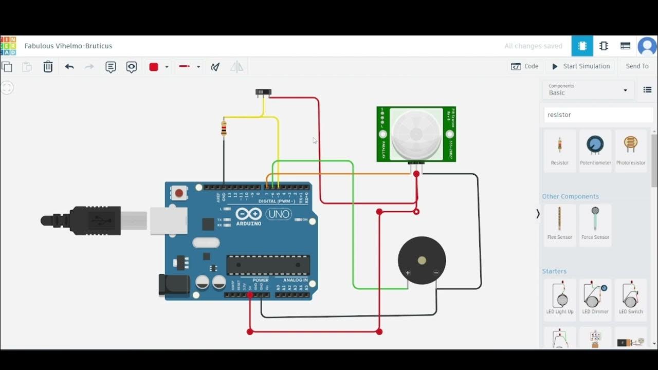Tutorial Membuat Rangkaian Sensor Alarm Anti Maling di Thingkercard ...