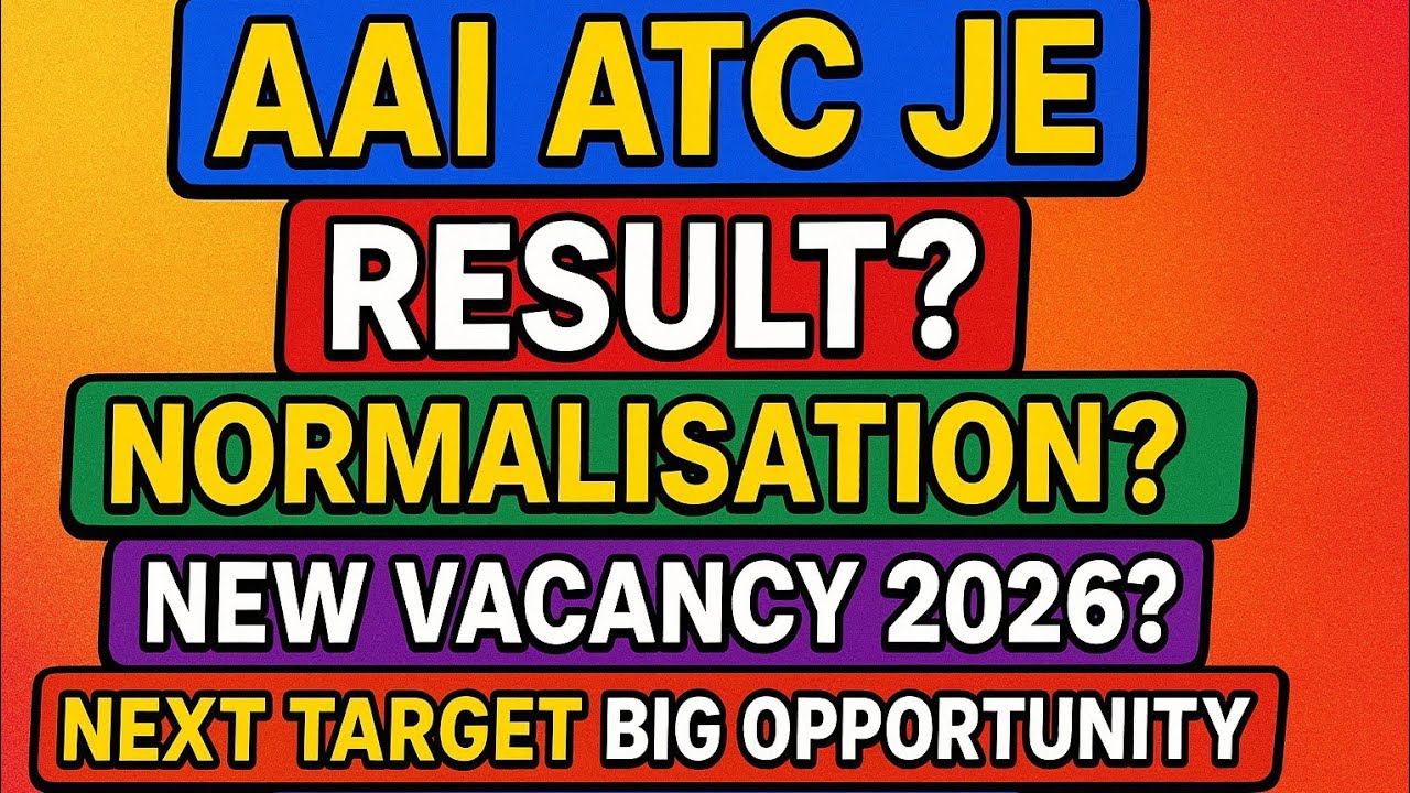 AAI ATC Result Cutoff Safe Score l New Vacancy ATC 2026 l Normalisation ...