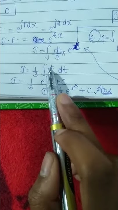 Solution of problem x raise to power 2 into e raise to power x raise to power 3 dx - YouTube