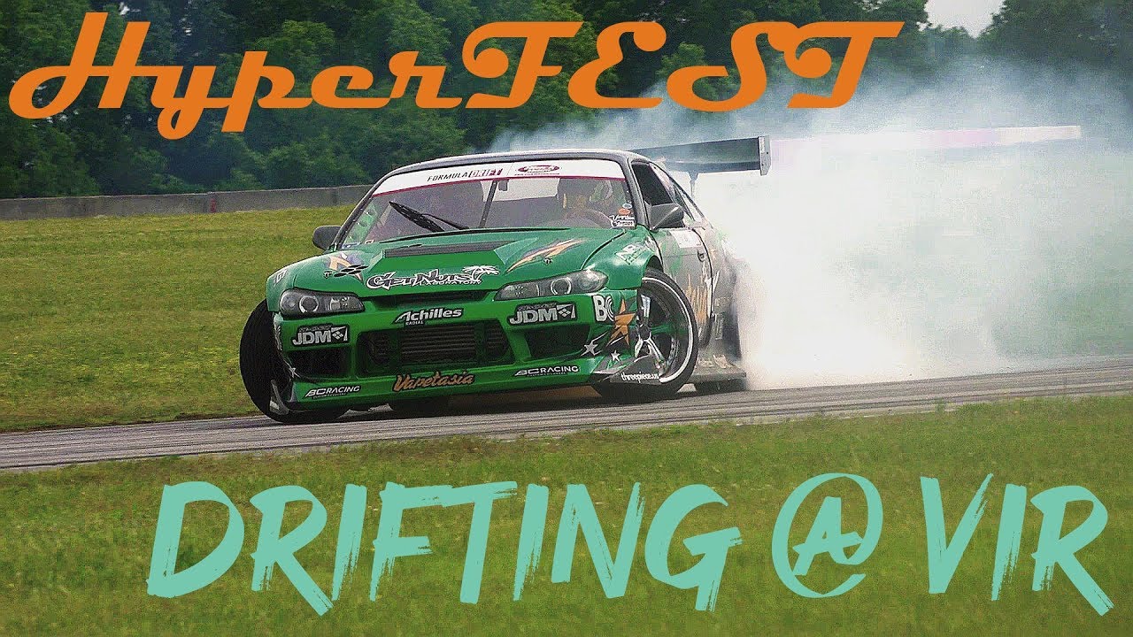 SLOW Motion DRIFTING at it's FINEST - HyperFEST at VIR - YouTube