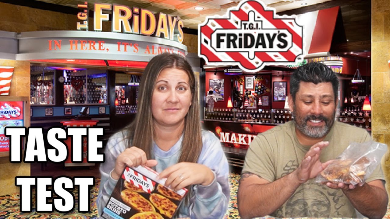 TGI FRIDAY'S STORE BOUGHT RESTAURANT FOOD TASTE TEST | TRYING TGI ...
