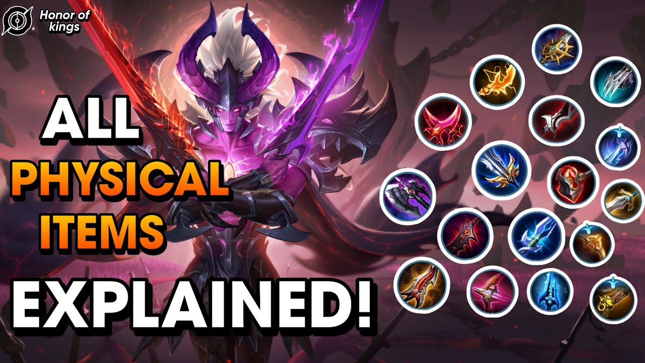 Physical Items Guide | Honor of Kings - YouTube