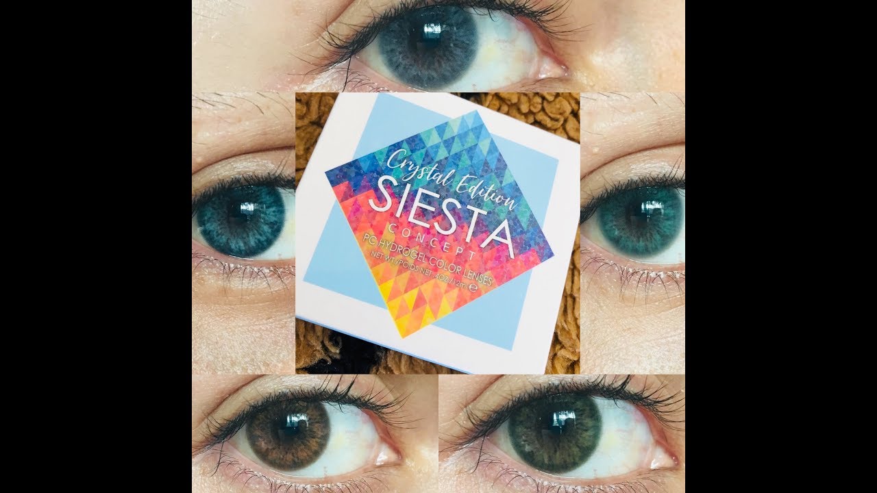 Siesta Crystal halo (all colors) - YouTube