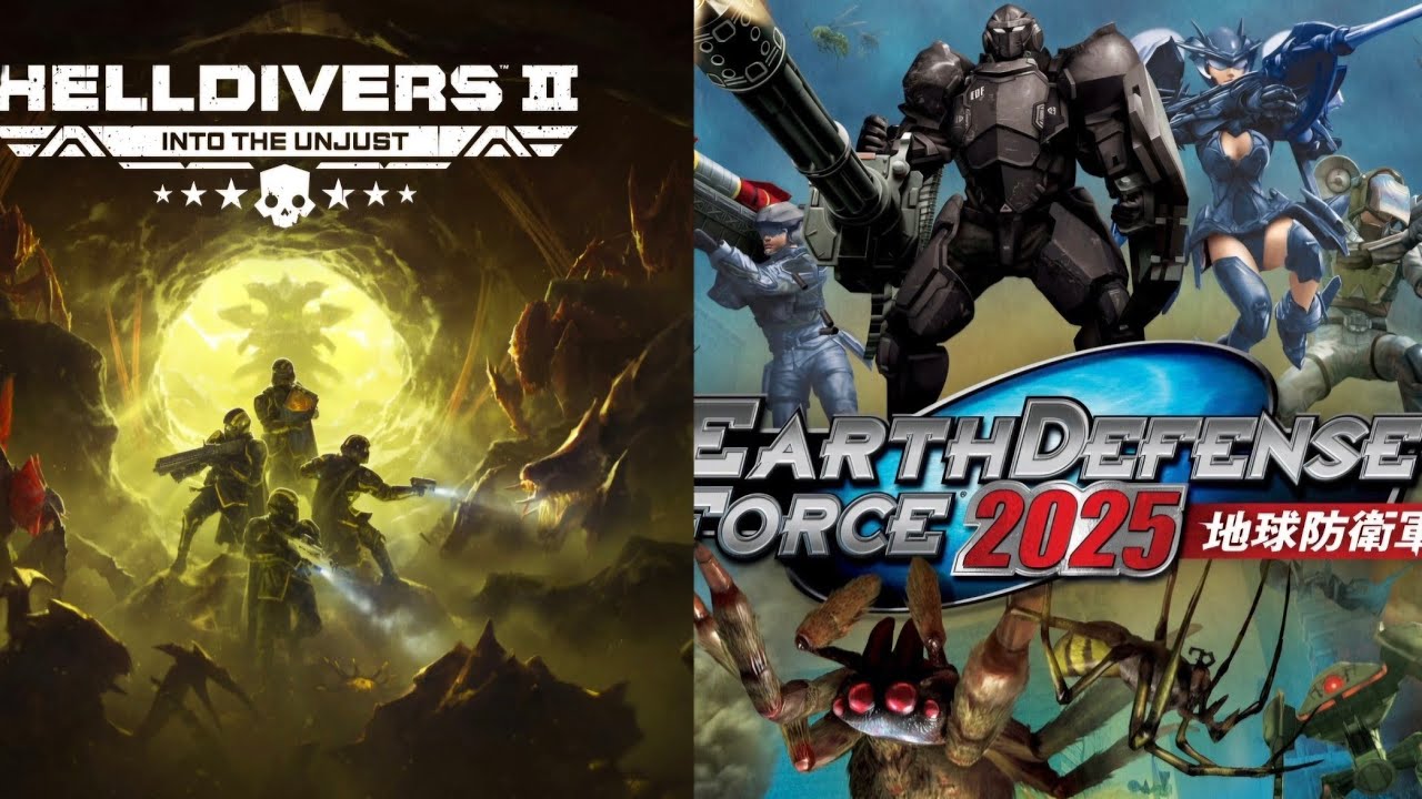 Playing Helldivers 2 + EDF ^^ - YouTube