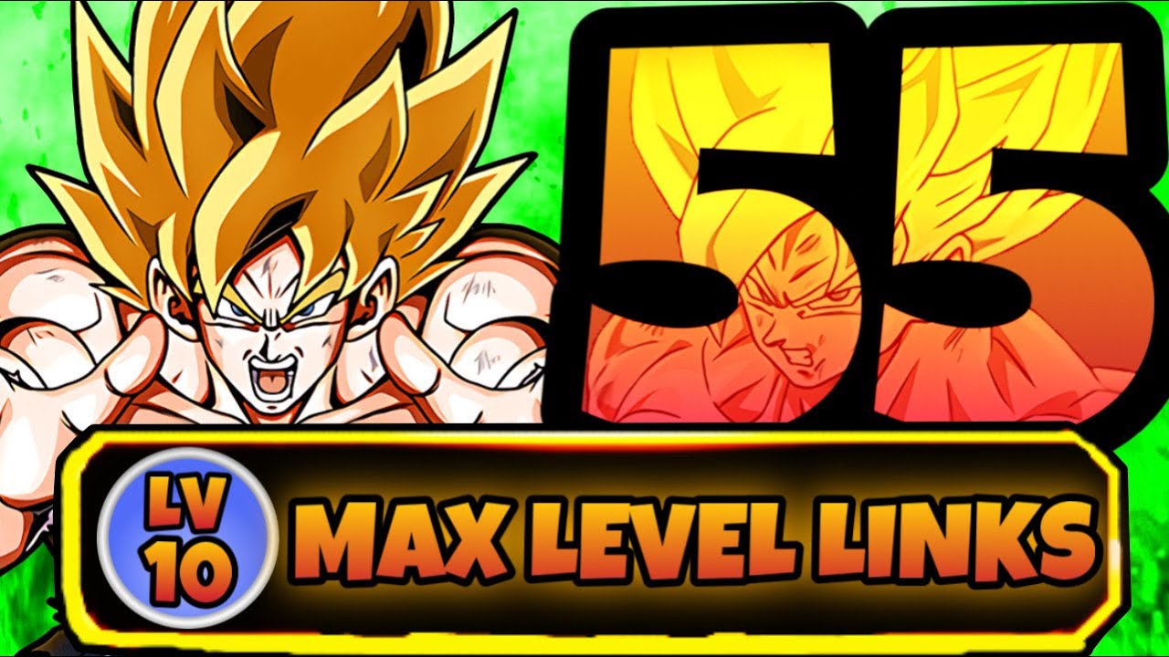 55% MAX LEVEL LINKS LR BIRDKU SHOWCASE | Dragon Ball Z Dokkan Battle ...