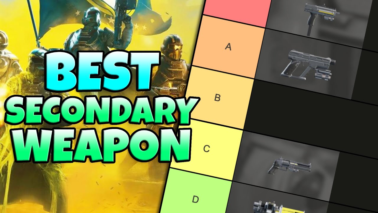 Ranking All Sidearms In Helldivers 2 - YouTube