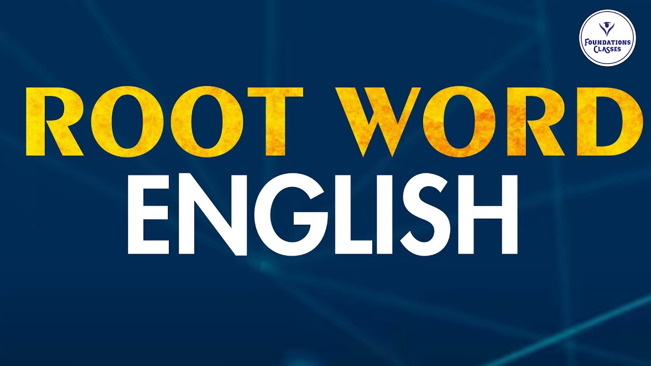 Root word | English class | Learn vocab with tricks - YouTube
