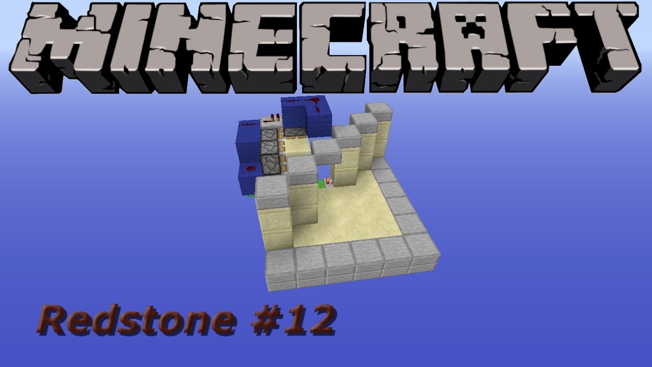 Redstone Tutorial - Easy Corner Door - YouTube