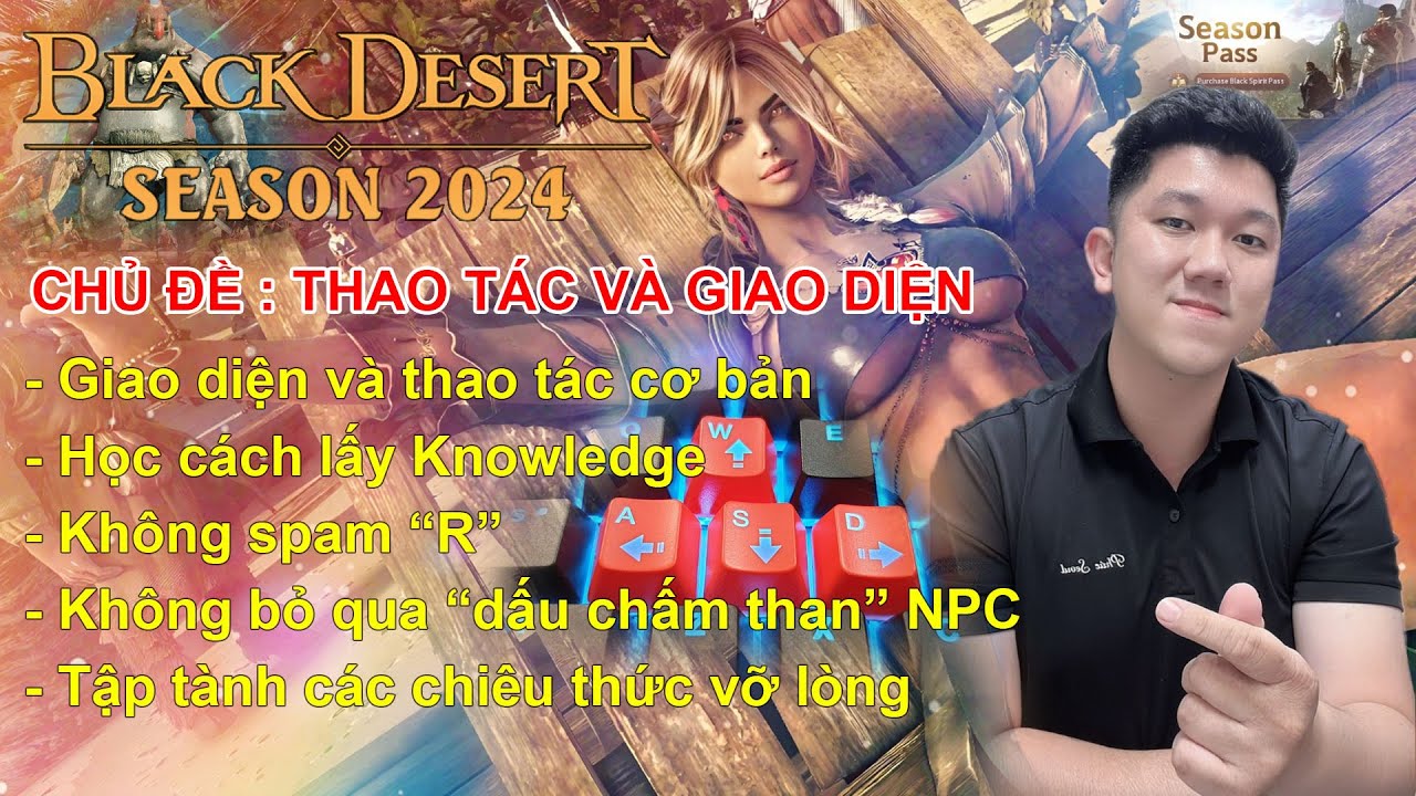 Hướng dẫn game Black Desert Online (BDO) 2024 | #2 Giao diện cơ bản và nhiệm vụ Balenos. - YouTube